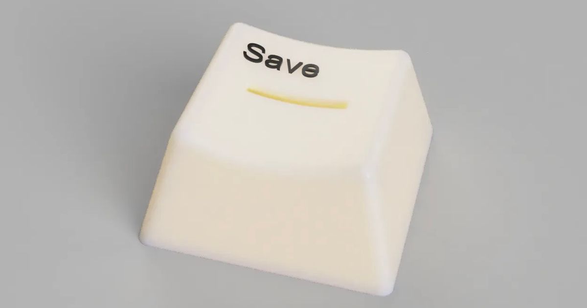 Keyboard Cap Piggy Bank by JA:GR | Download free STL model | Printables.com