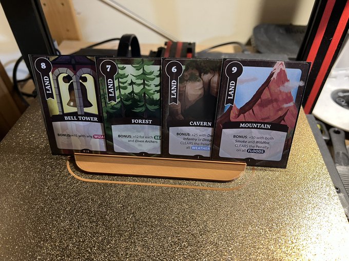 Tabletop card holder - solo by DuncanMac | Download free STL model ...