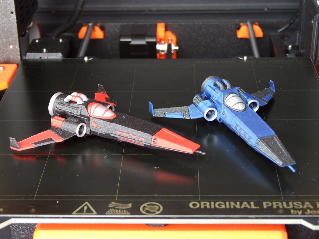 Ship from NMS (multi-material remix) by Cipis | Download free STL model ...