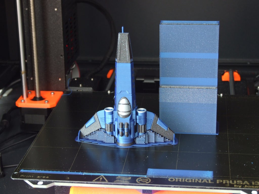 Ship from NMS (multi-material remix) by Cipis | Download free STL model ...