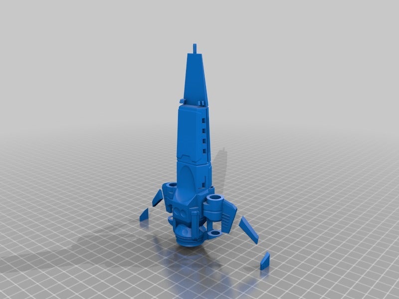 Ship from NMS (multi-material remix) by Cipis | Download free STL model ...