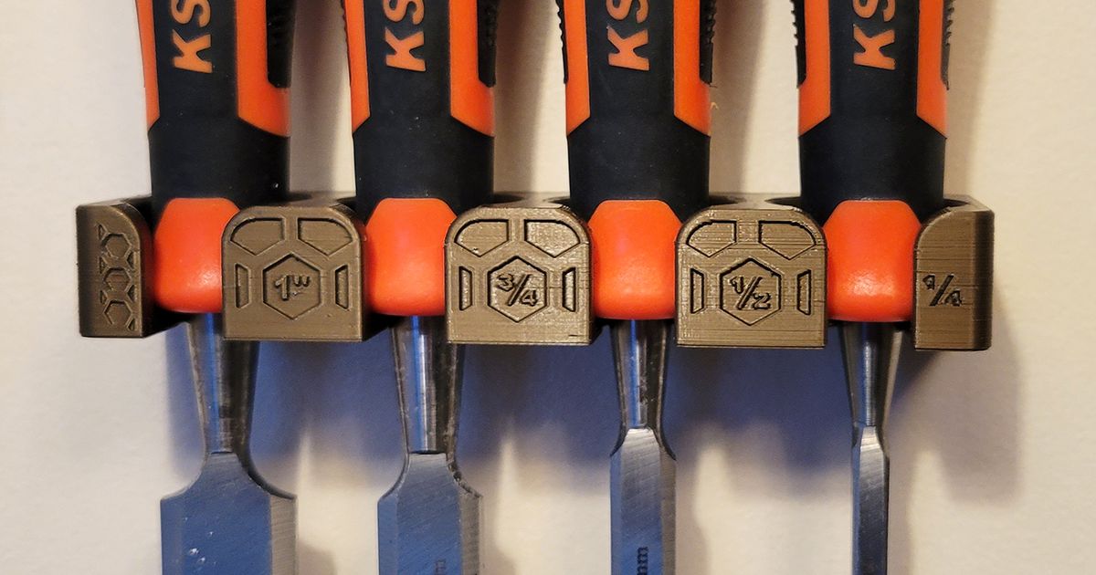 Chisel Holder (KSEIBI) by Atom's Lab | Download free STL model ...