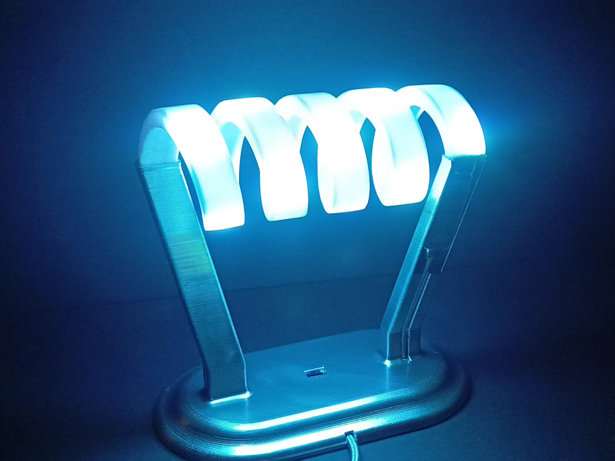 Spiral Led Lamp by Wim V | Download free STL model | Printables.com