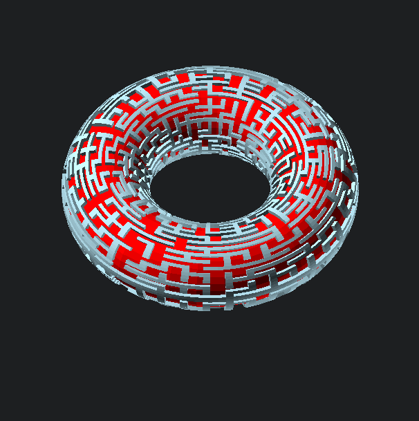 Maze Map (Openscad script) by Vendicar Decarian | Download free STL ...