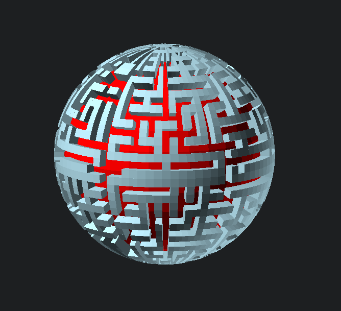 Maze Map (Openscad script) by Vendicar Decarian | Download free STL ...