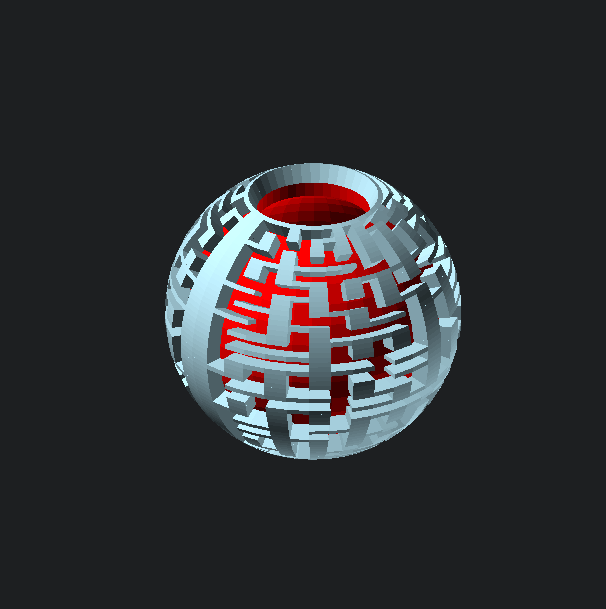 Maze Map (Openscad script) by Vendicar Decarian | Download free STL ...