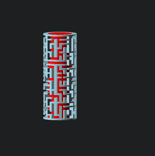 Maze Map (Openscad script) by Vendicar Decarian | Download free STL ...