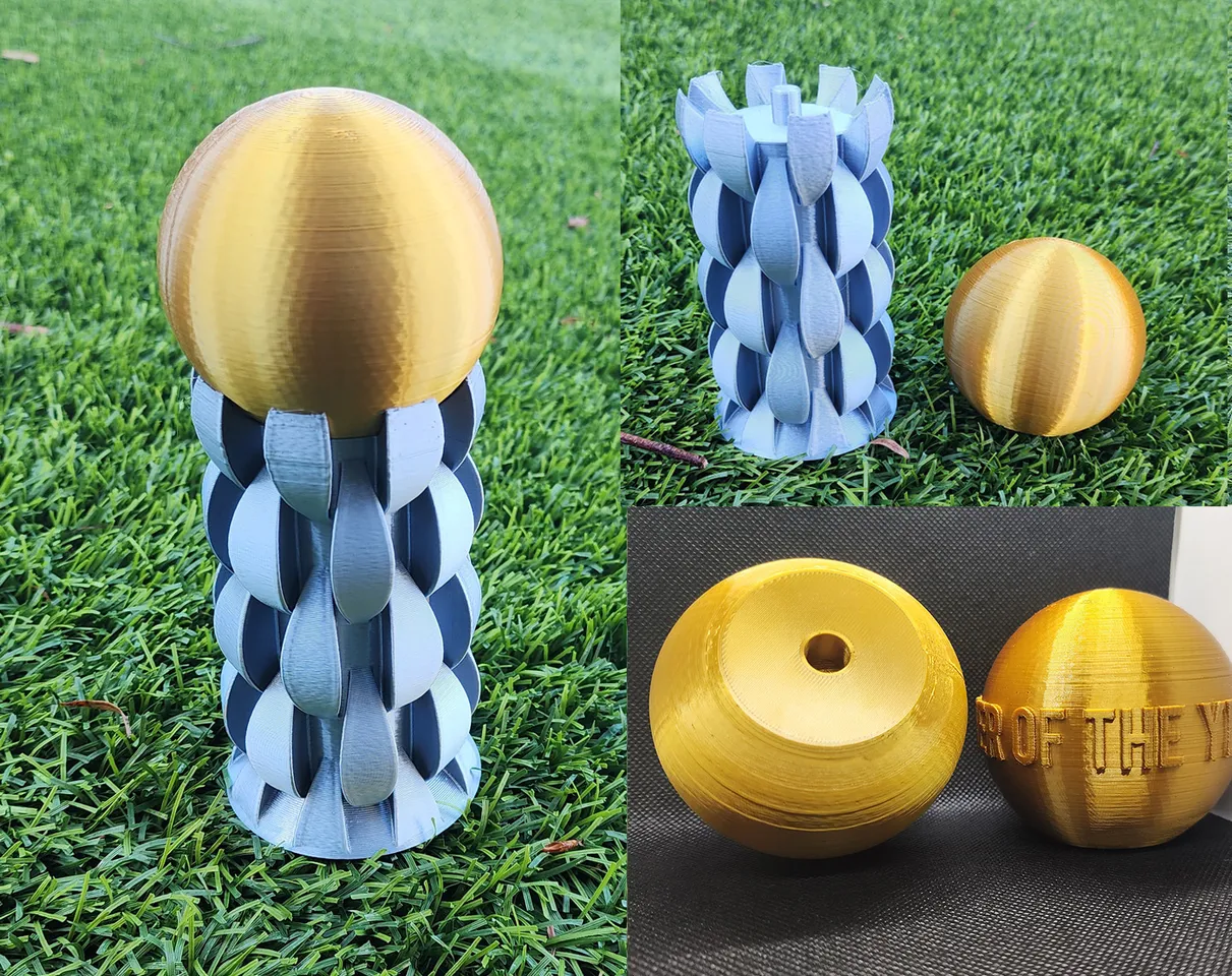 Elegant Trophy 2-Piece Customizable by Triple G Workshop | Download ...