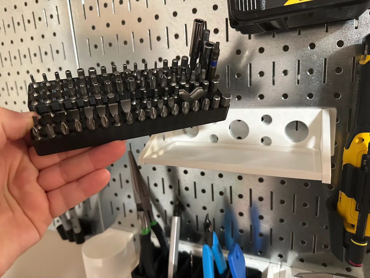 Wall Control Bit Holder by wapittman | Download free STL model ...