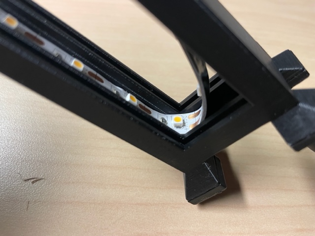 Vertical LED Sign with magnetic base by illegible | Download free STL ...