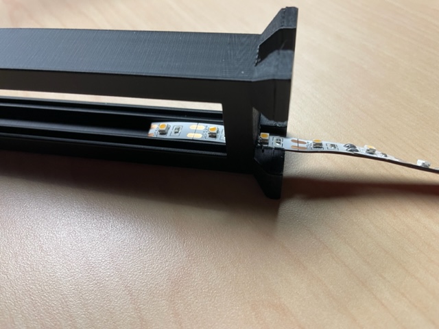 Vertical LED Sign with magnetic base by illegible | Download free STL ...