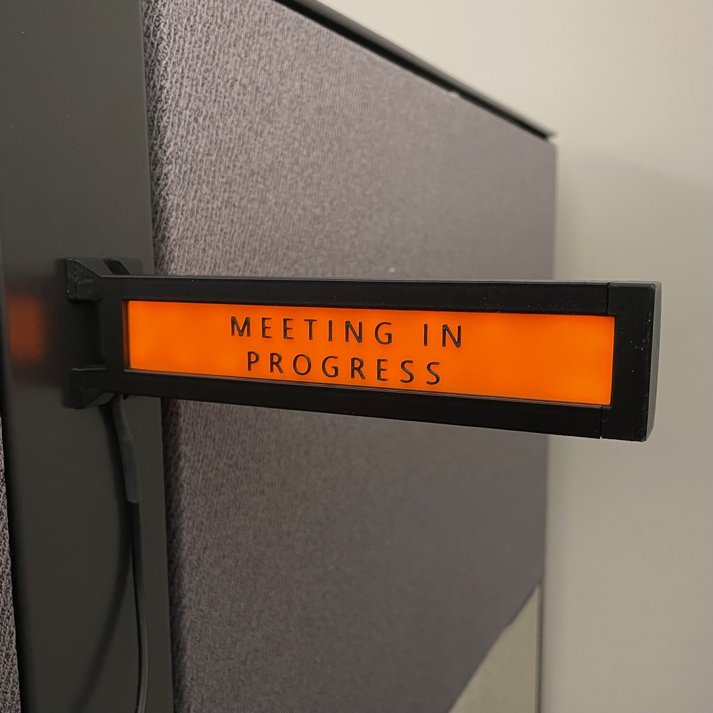 Vertical LED Sign with magnetic base by illegible | Download free STL ...