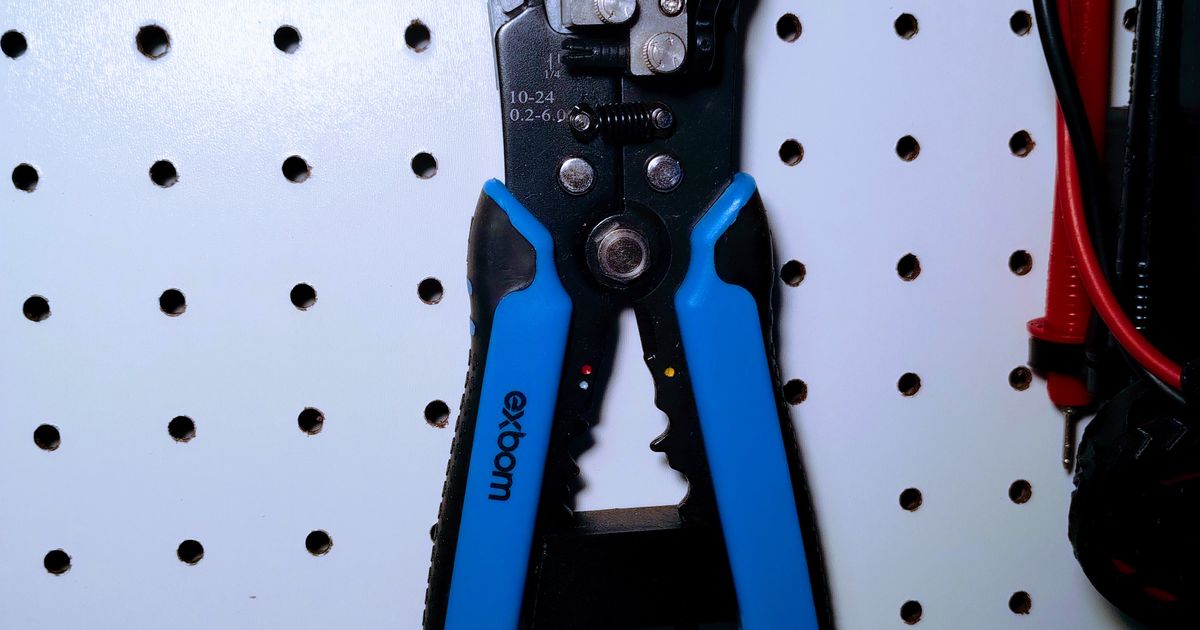 Wire-stripper Pegboard by Tresc | Download free STL model | Printables.com