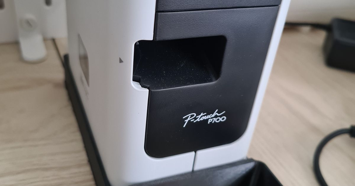 Brother P-touch P700 Auffangschale by Jan | Download free STL model ...