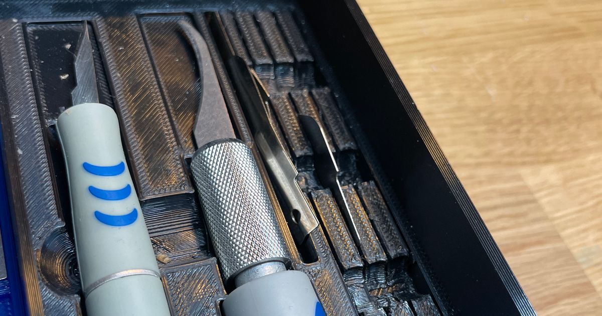 Precision Knife (scalpels) Holder - Gridfinity by JHGBaouns | Download ...