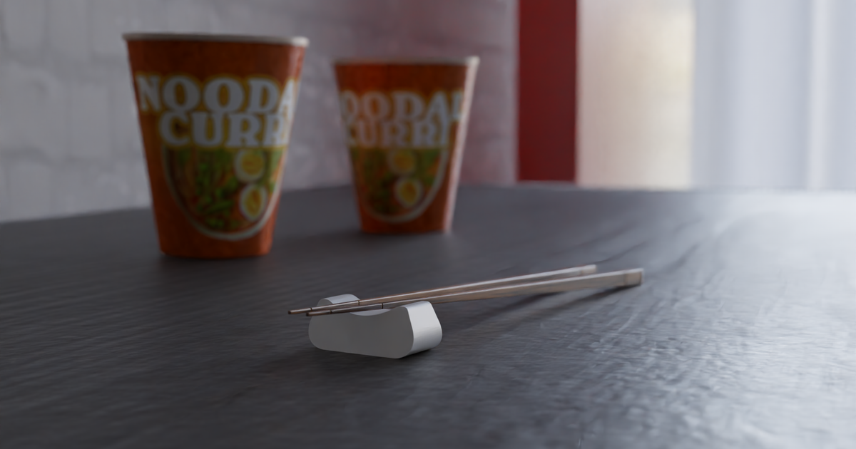 Simple chopstick holder by braga3dprint | Download free STL model ...