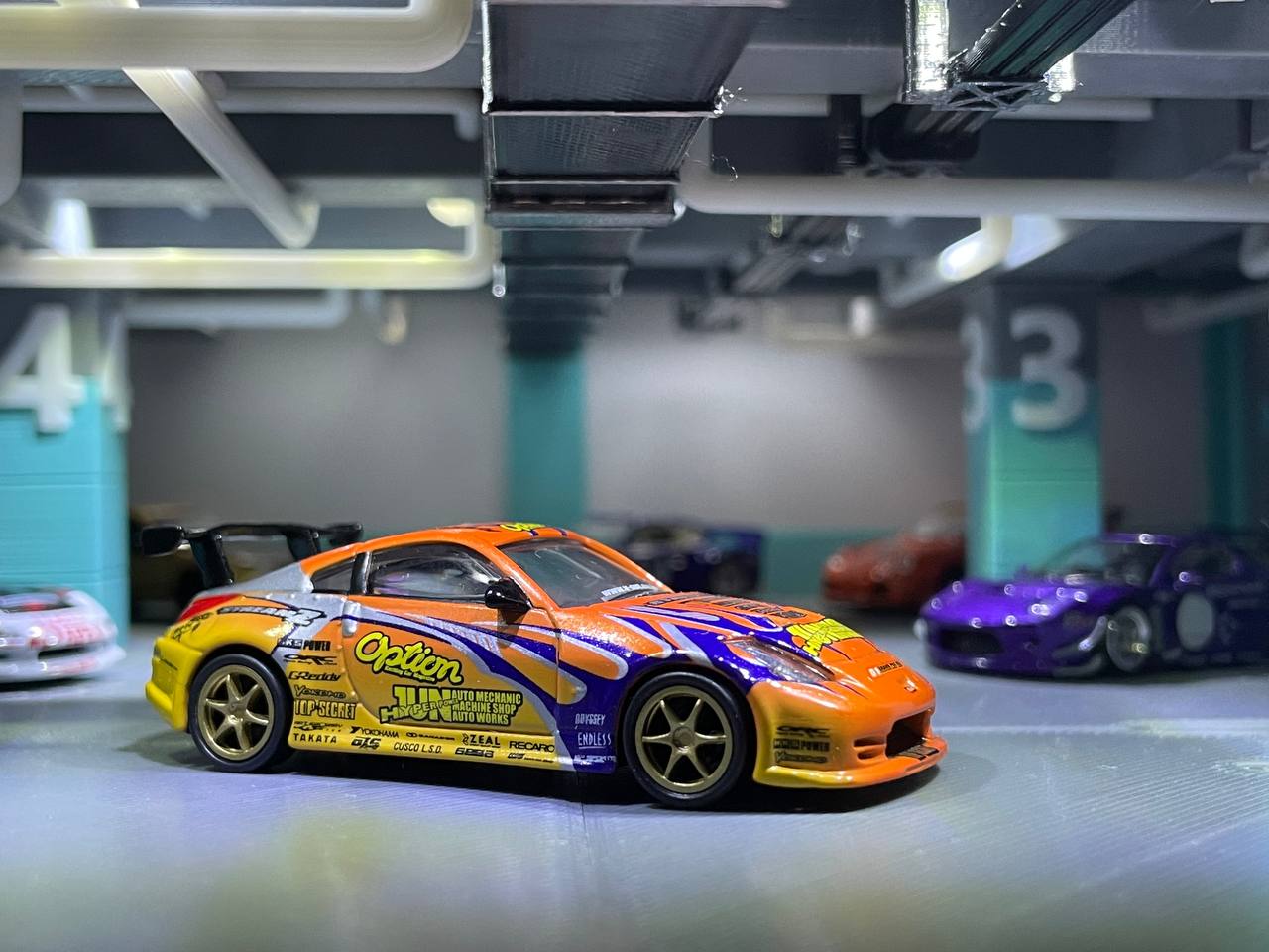Underground Car Park Diorama for 1/64 Scaled Cars (Somewhat modular) by ...