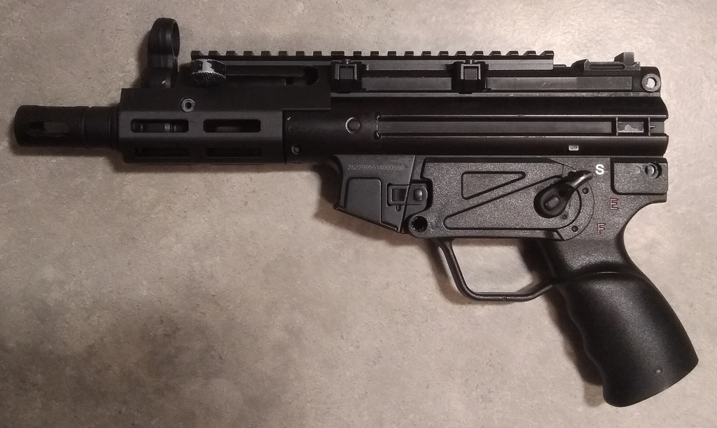 MP5k M-lok Airsoft Handguard by Saniainen | Download free STL model ...