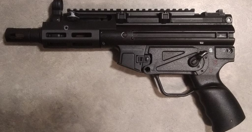 MP5k M-lok Airsoft Handguard by Saniainen | Download free STL model ...