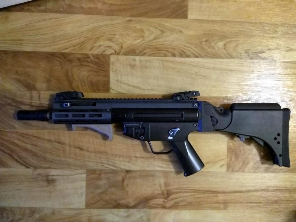 JG MP5k M-LOK Conversion by Saniainen | Download free STL model ...