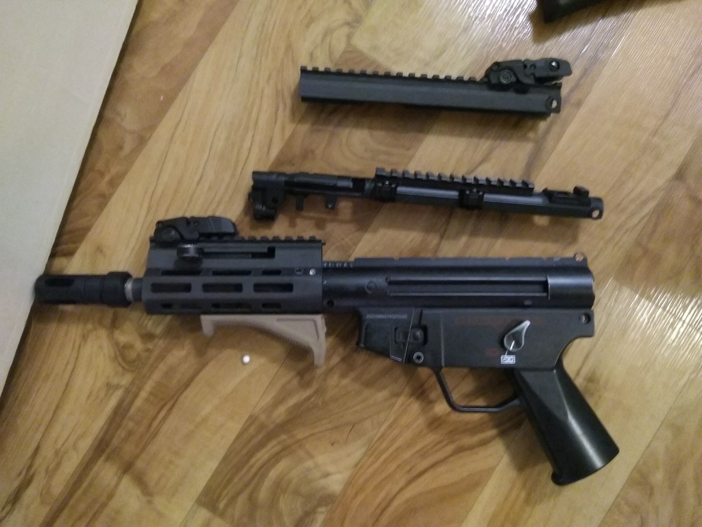 JG MP5k M-LOK Conversion by Saniainen | Download free STL model ...