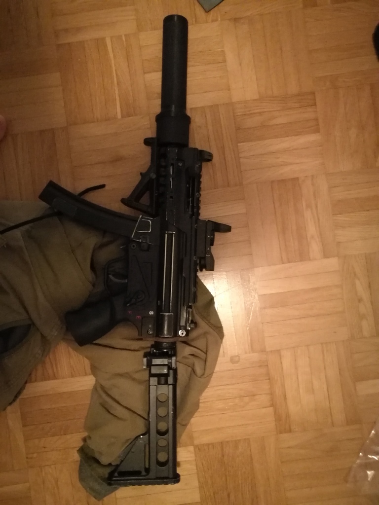 MP5k m4 adapter backplate by Saniainen | Download free STL model | Printables.com