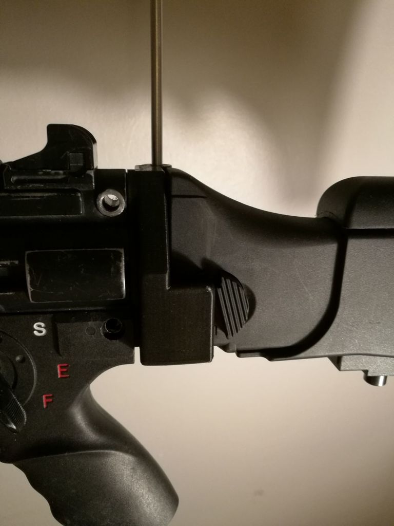 MP5K to G36 stock adapter by Saniainen | Download free STL model ...