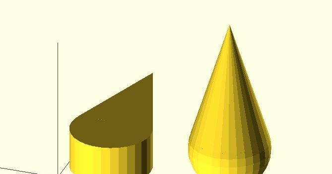 Openscad Raindrop by AntonH | Download free STL model | Printables.com