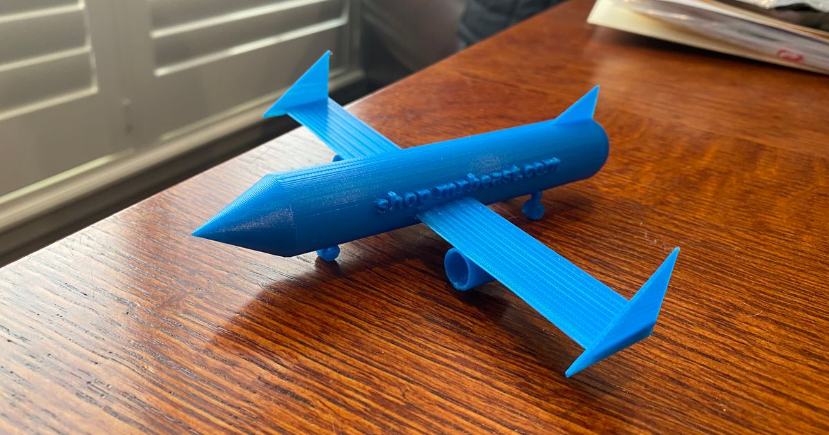 Mr beast plane (shop Mr.Beast.com) by Ewan Bagnall | Download free STL ...