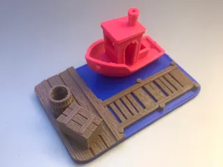 3D BENCHY (2 COLORS) by Prusa Research | Download free STL model ...