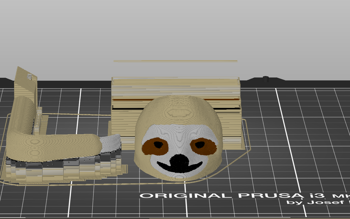Sloth Head and Arm MMU2S by jeff62844 | Download free STL model ...