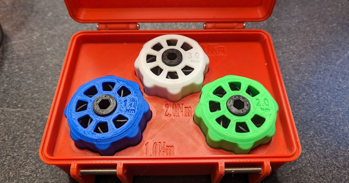 carry case for Torque Wrench Handles from 1.0Nm up to 3.0Nm by Eddie ...