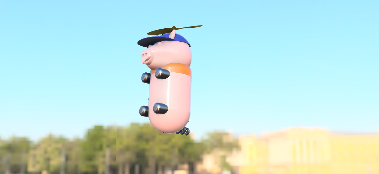 Beanie Hat Flying Pig and with rocket by Tom Anderson (The Real NEO ...