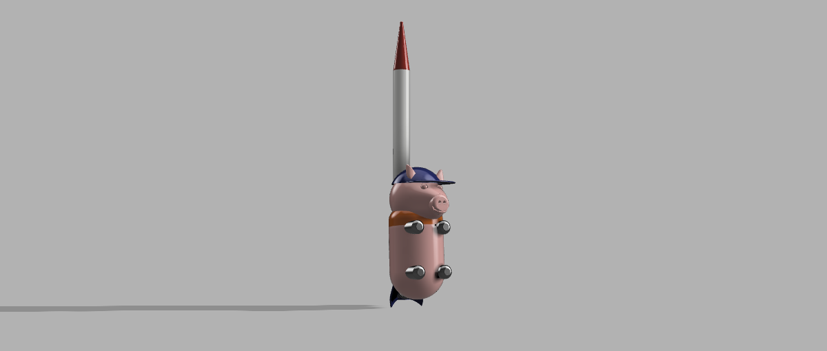 Beanie Hat Flying Pig and with rocket by Tom Anderson (The Real NEO ...