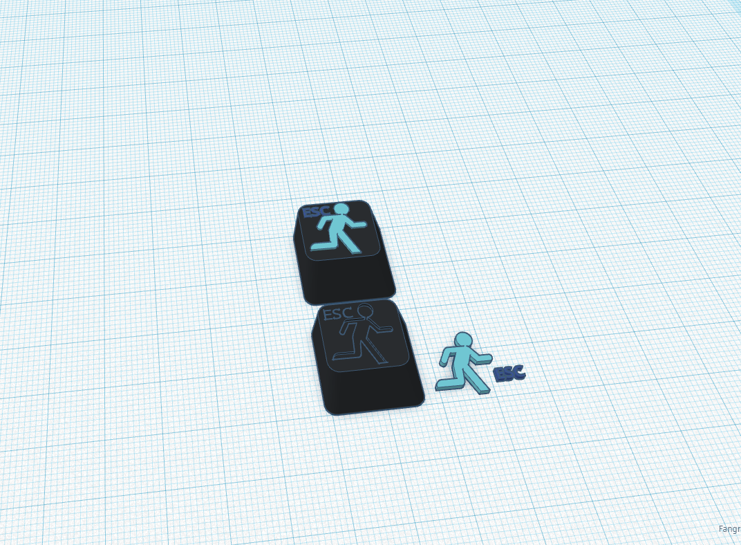 ESC/Exit Keycap by Fabian | Download free STL model | Printables.com