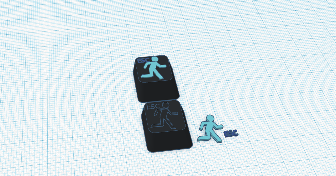 ESC/Exit Keycap by Fabian | Download free STL model | Printables.com