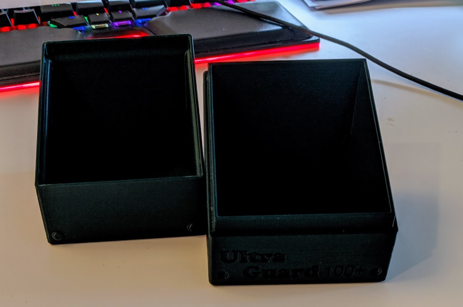 Ultra Guard Pro 100+ MTG Deck Box tighter bottom tolorances by Elias ...