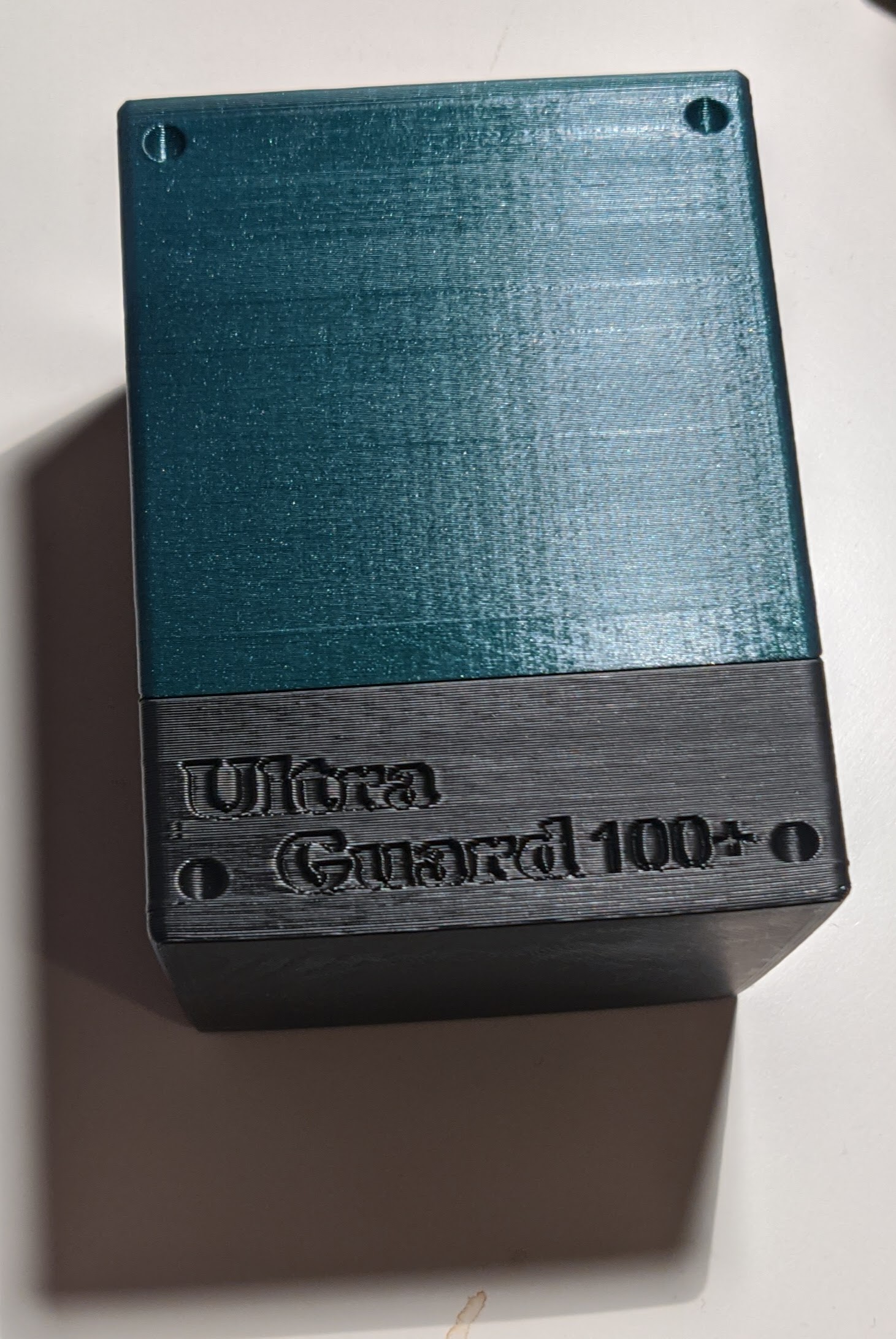 Ultra Guard Pro 100+ MTG Deck Box tighter bottom tolorances by Elias ...