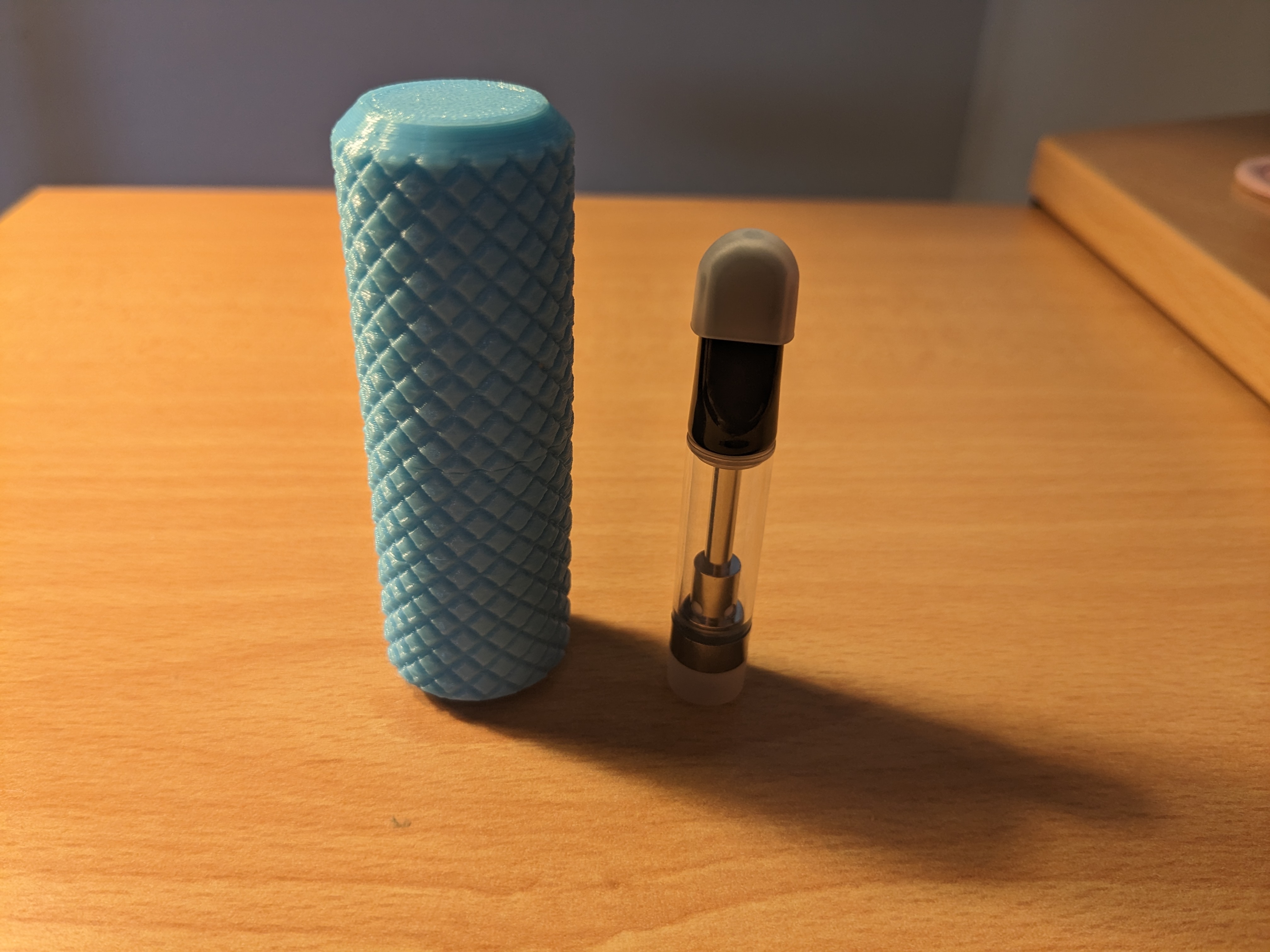 Knurled 510 cartridge storage by pocnic | Download free STL model ...