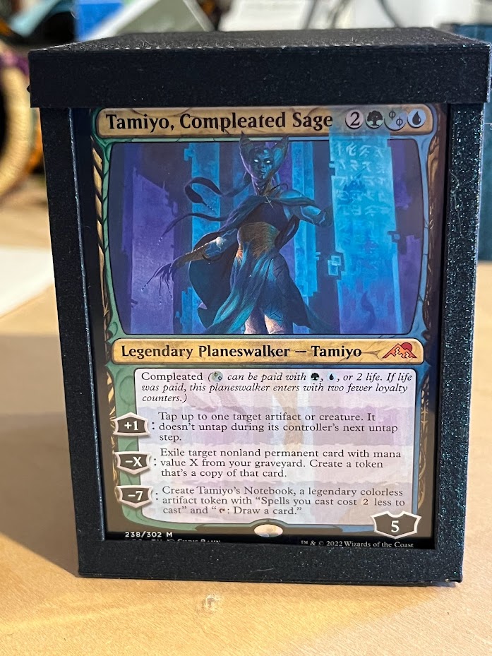 MTG commander windowed deckbox vase mode - Phyrexian compleat by plun ...