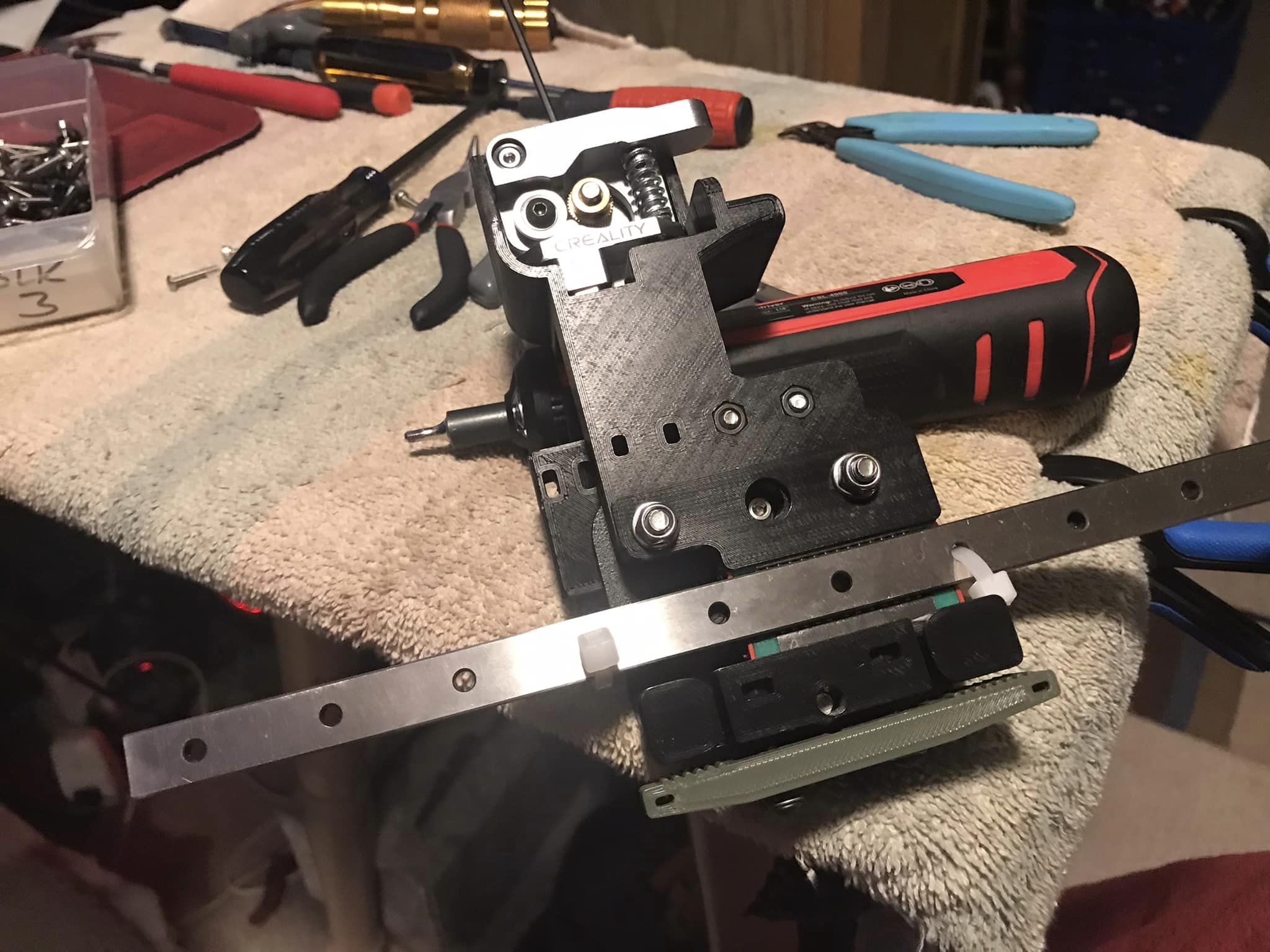 X-Axis Z-Axis MGN12 Linear Rail MOD for Ender 3, Pro, V2 and Voxelab Aquila Includes my FANG ...