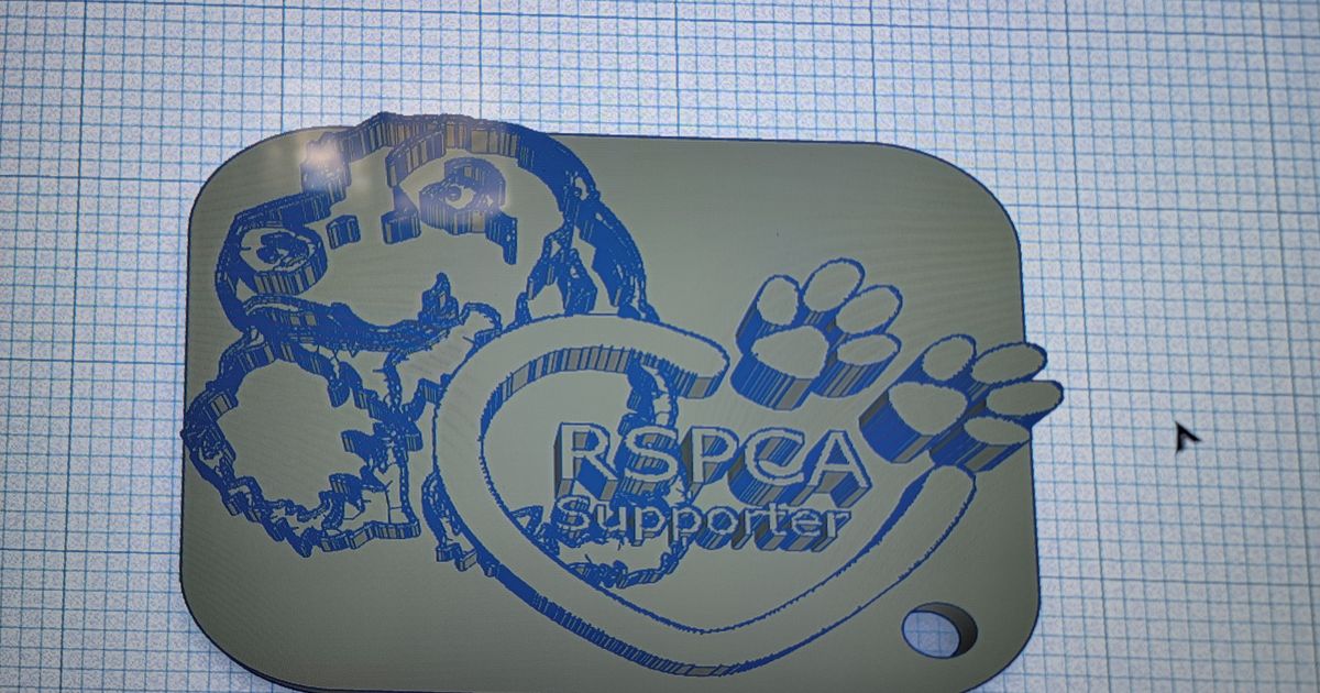 RSPCA Keychain Tags by Moosalot | Download free STL model | Printables.com