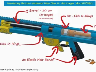 SLAB / Caliburn / TalonClaw 4 Hole Template (metric) by Pteppic ...