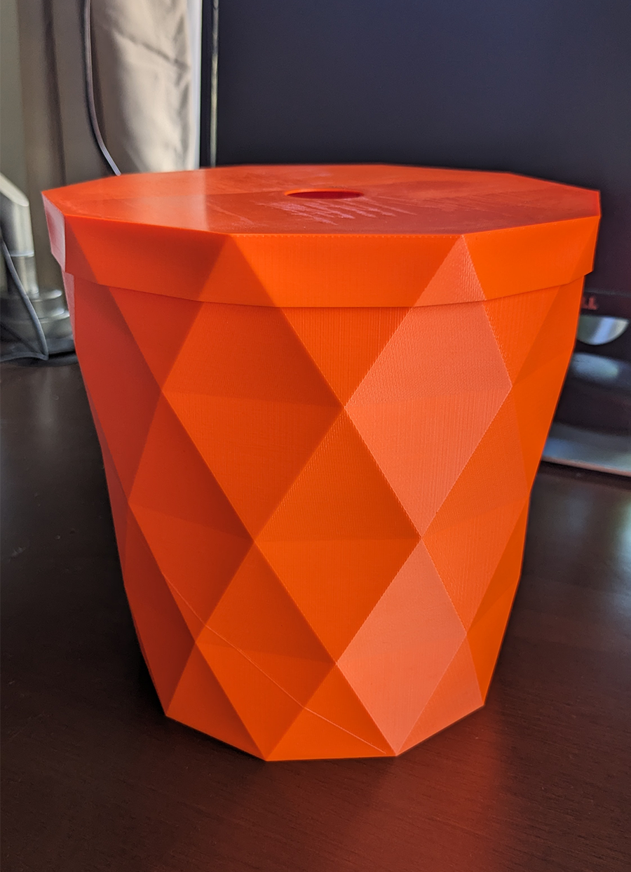 GeoStone Trash Bin with Inner Bag Ring and Lid by damu | Download free ...