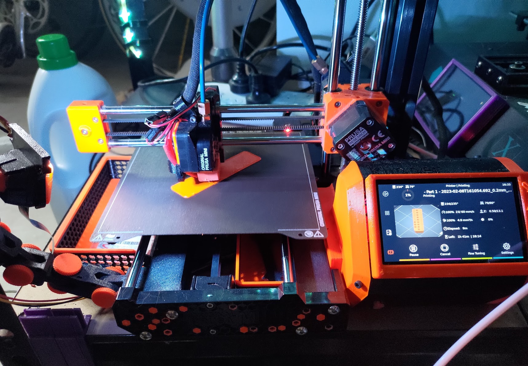 Prusa Mini Klipper & Klipperscreen mod by Bridget | Download free STL ...