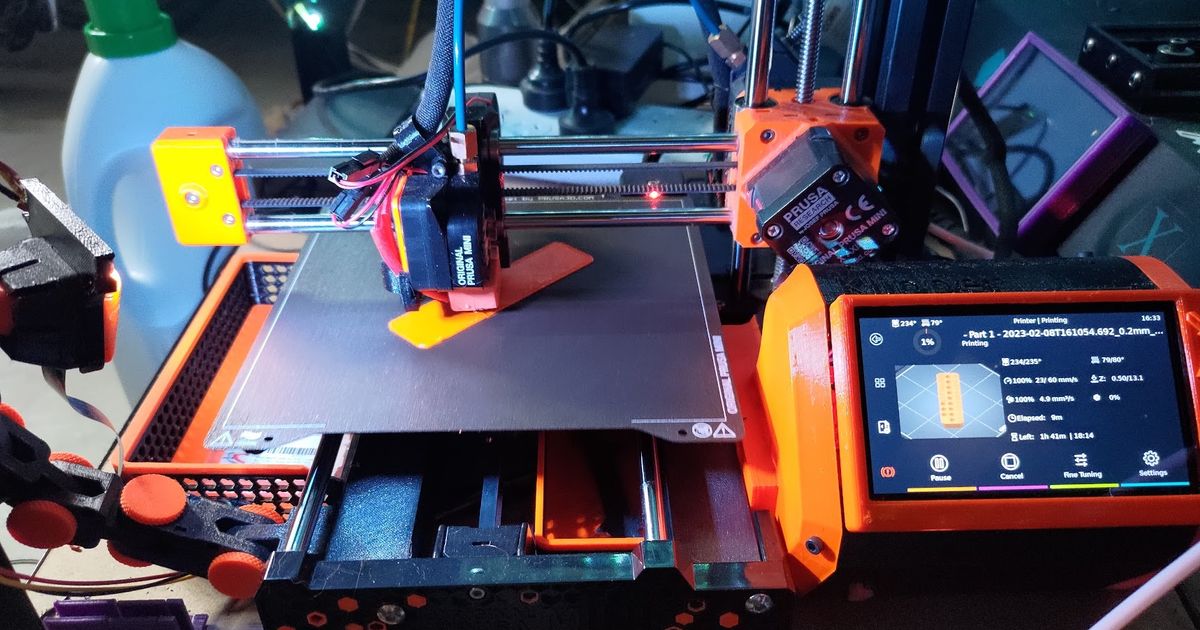 Prusa Mini Klipper & Klipperscreen mod by Bridget | Download free STL ...