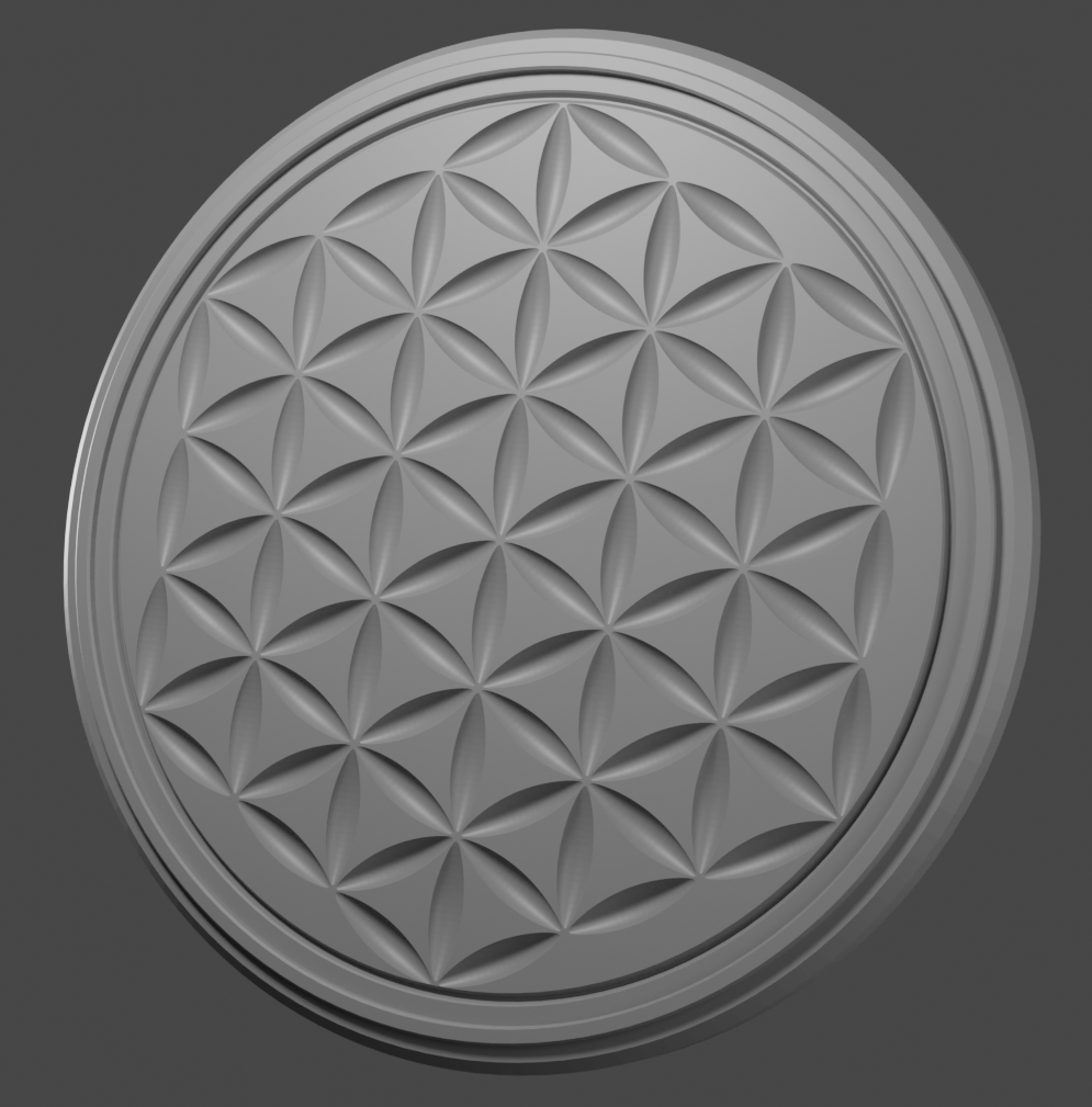 Hexafoil ornament sculpture (Fleur de vie) par Namiiria | Téléchargez ...