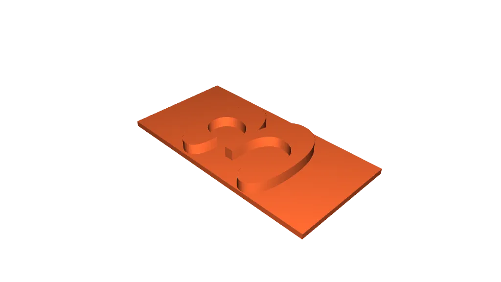 Number (Numer 3) by Filip | Download free STL model | Printables.com