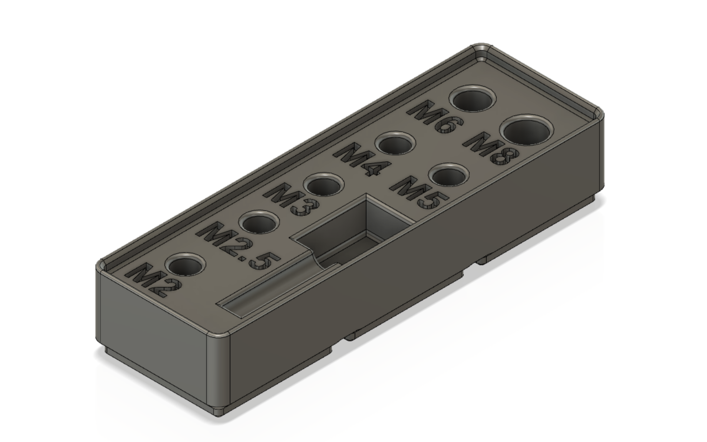 Gridfinity Heat-set Insert Tips Storage 1x3 Bin by michelluccote | Download free STL model ...