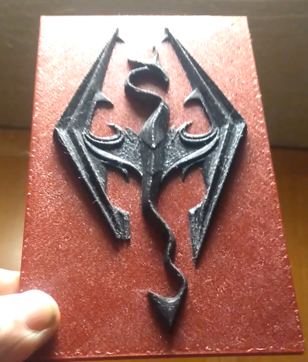 Skyrim Logo Plate por XV | Descargar modelo STL gratuito | Printables.com